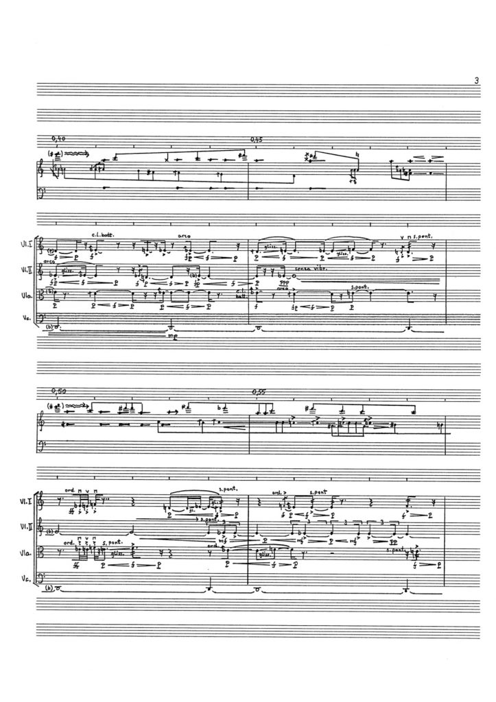 ARCUSfor string quartet and tape - Michael Obst